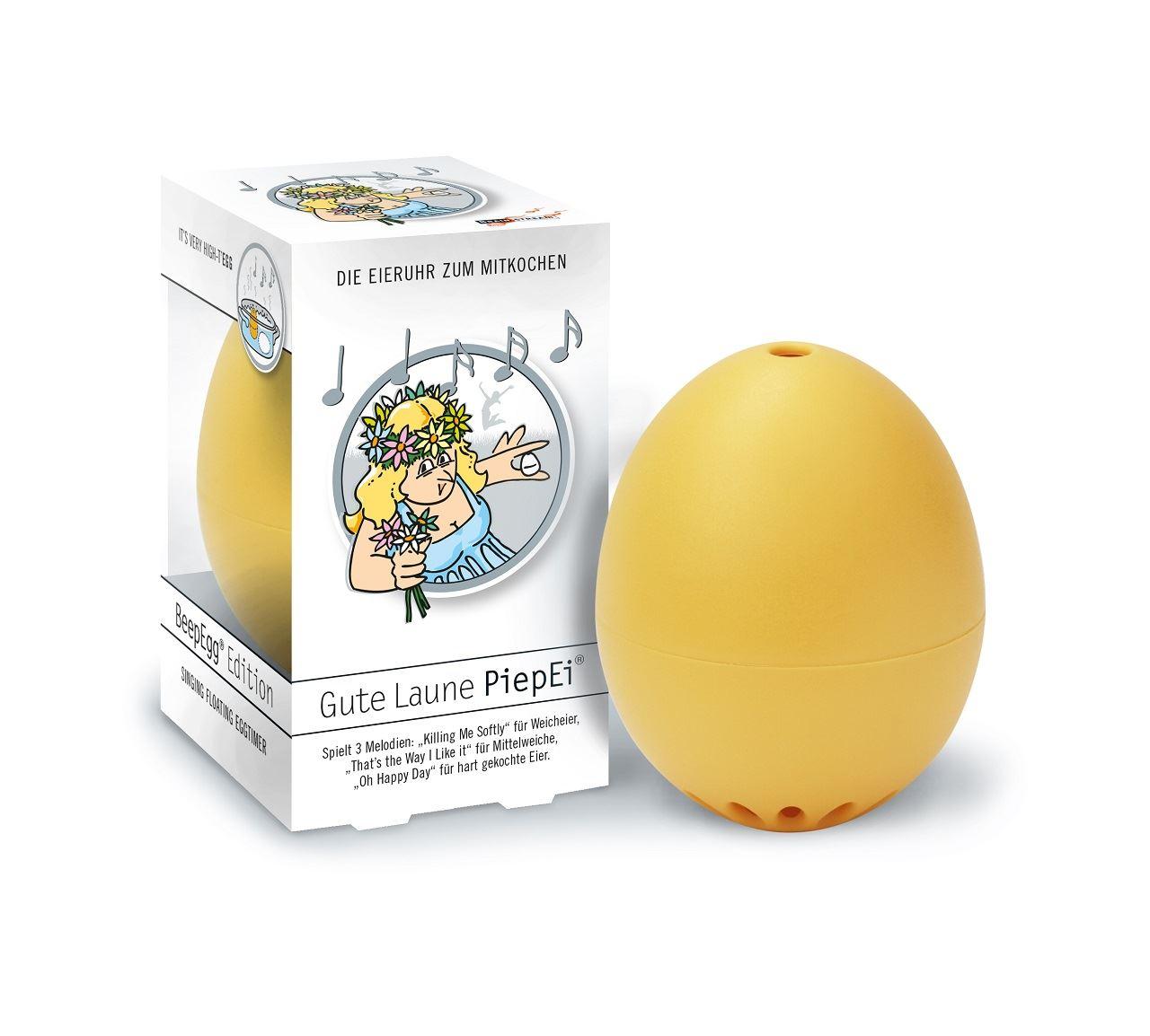 Brainstream Eieruhr Gute Laune Piep Ei | gelb | 134632